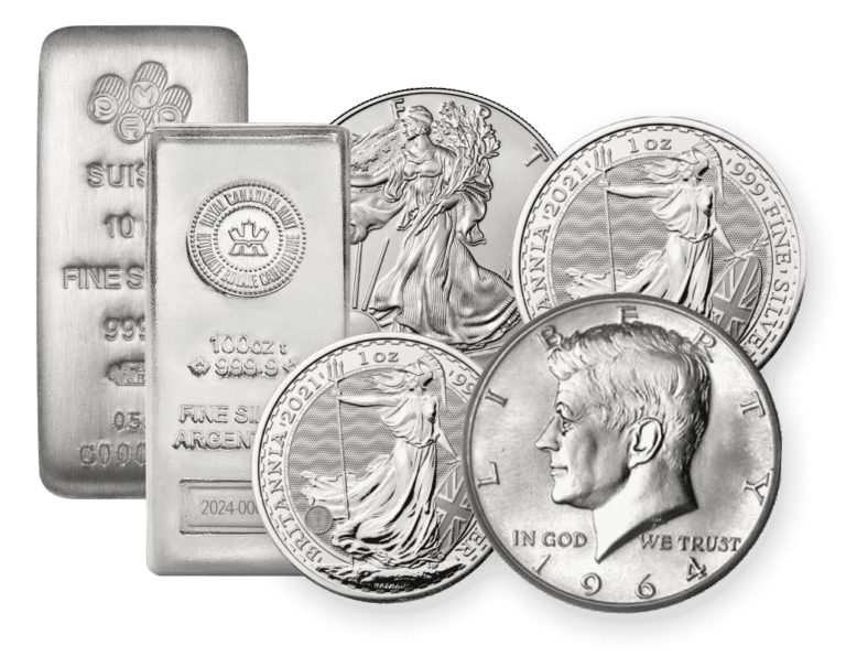 IRA Approved Silver Coins and Bars